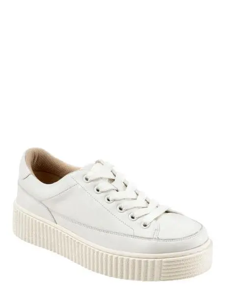 Trotters Baylor Platform Sneakers - White