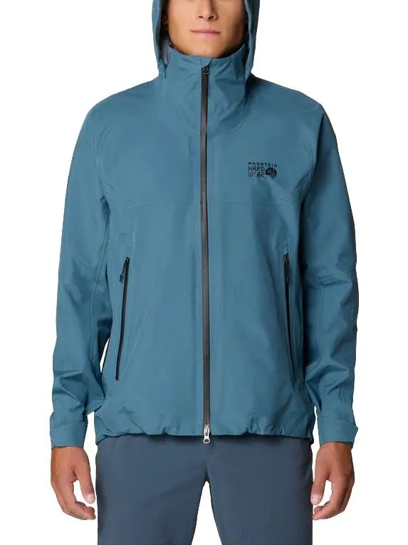 Mountain Hardwear Trailverse™ Gore-tex® Waterproof Hooded Jacket - Adriatic Blue