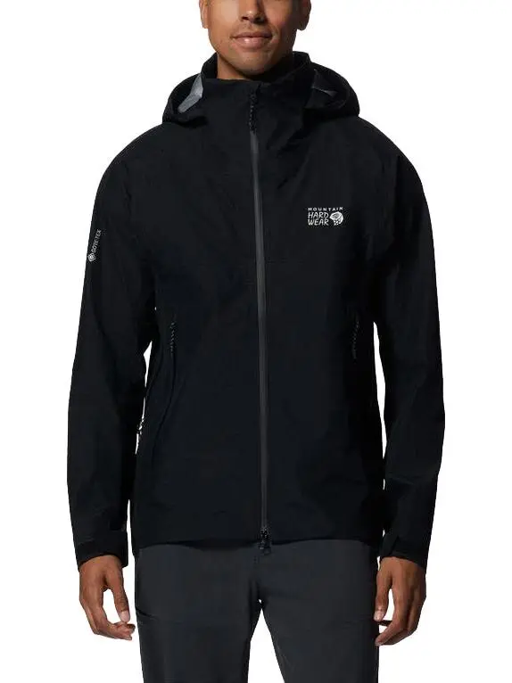 Mountain Hardwear Trailverse™ Gore-tex® Waterproof Hooded Jacket - Black