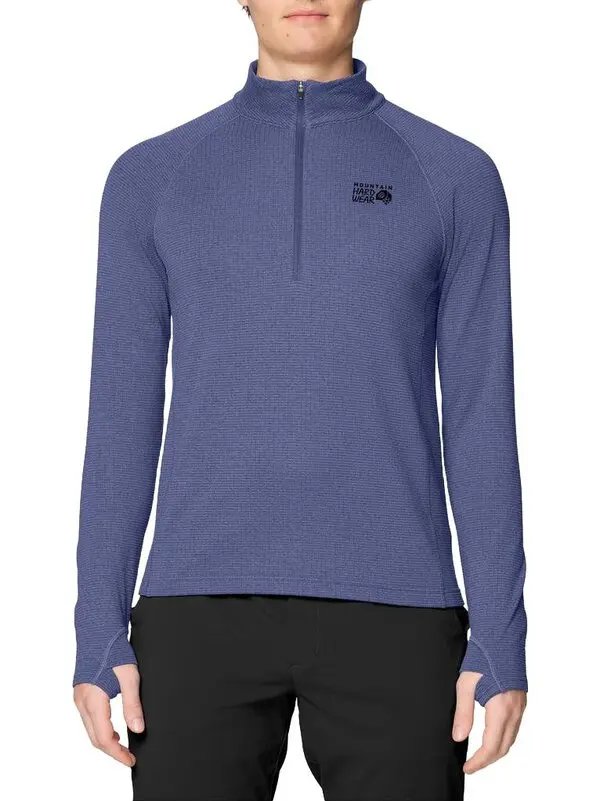 Mountain Hardwear Crater Lake Heavyweight Half-zip - Lapis Dusk/avid