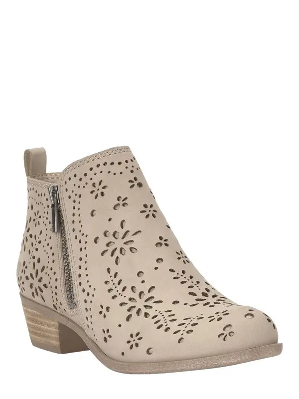 Lucky Brand Basel Bootie - Smoke Grey Oilynb