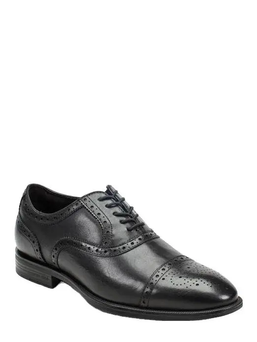 KENNETH COLE Cap-toe Oxford - Black/black