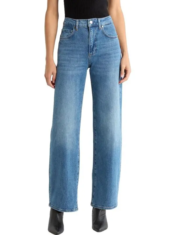 Paige Arellia High-waist Barrel Leg Jeans - Keystone