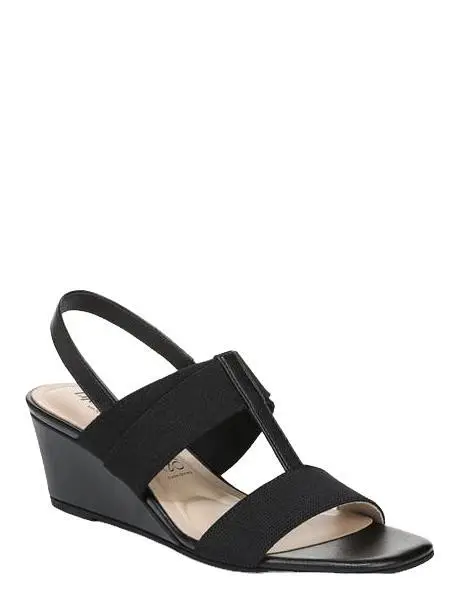 LIFESTRIDE Slingback Wedge Sandal - Black