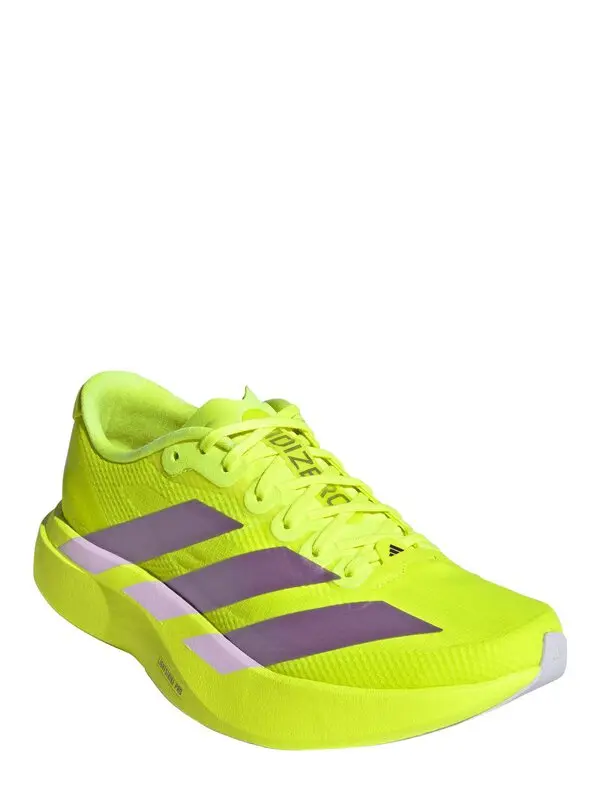 Adidas Adizero Evo Sl Running Shoe - Solar Yellow/plum/plum
