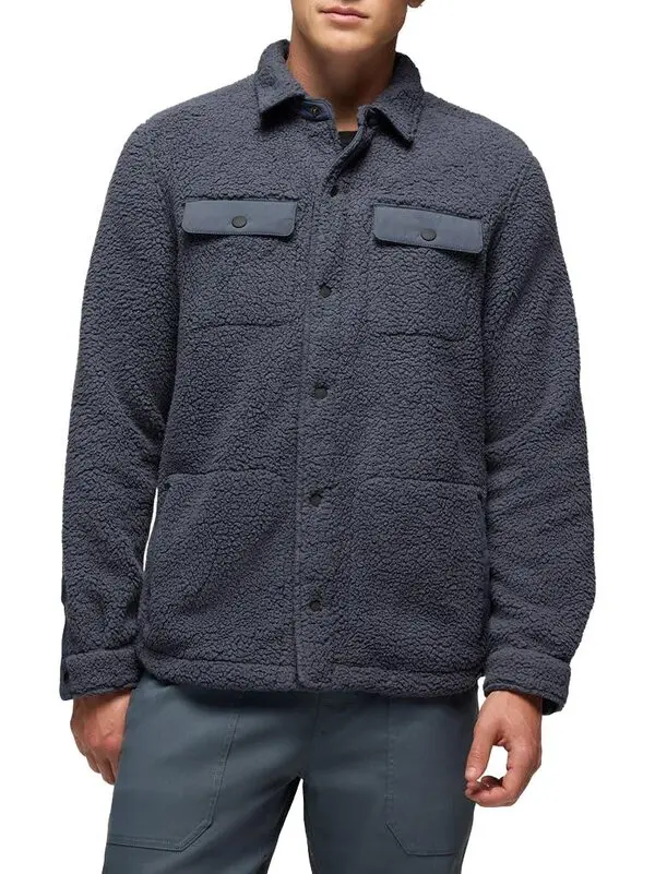 Prana Encinitas Fleece Shirt Jacket - Thundercloud