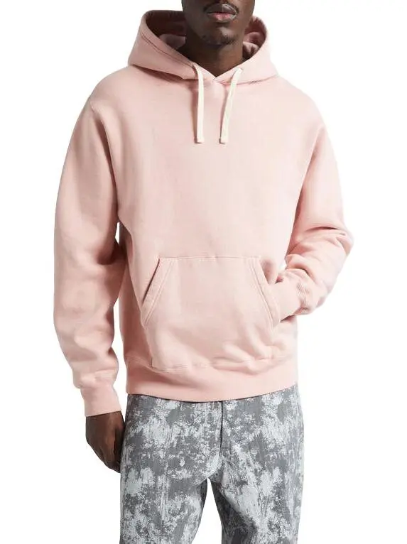 BEAMS Cotton Fleece Hoodie - Pink