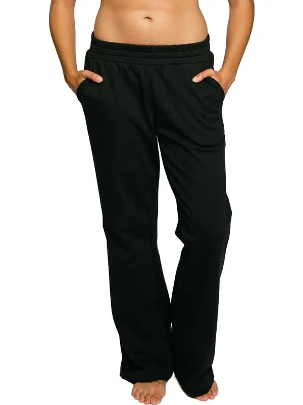 TOMBOYX French Terry Flare Pant - Black