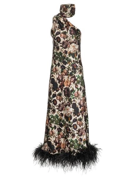 VASILIKI Liya One-shoulder Maxi Dress - Brown