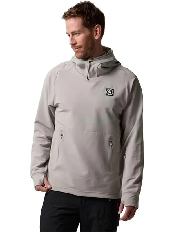 BACKCOUNTRY Destination Softshell Fleece Hoodie - Goat Gray