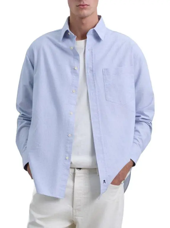 SCALPERS Street K Shirt - Bluestripes