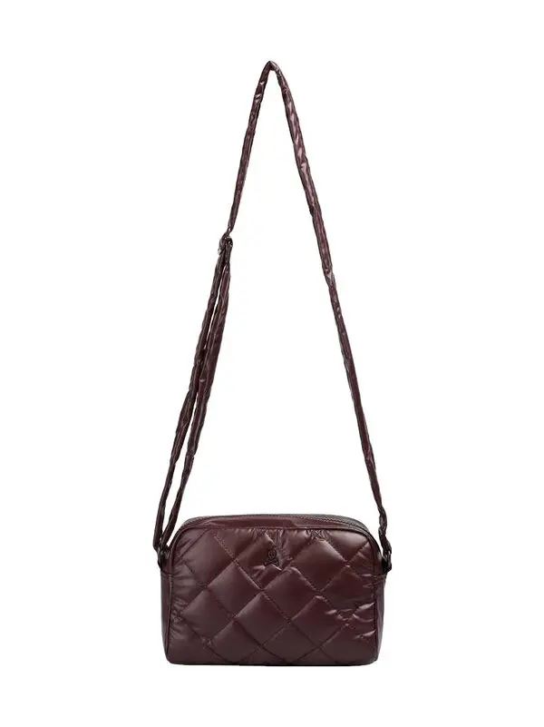 SCALPERS Quilted Crossbody Bag - Burgundy