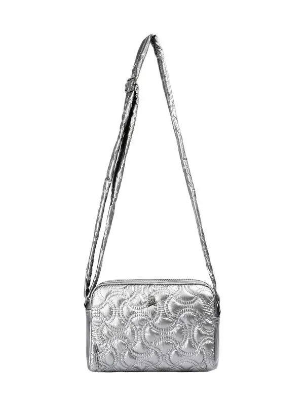 SCALPERS Quilted Crossbody Bag - Silver