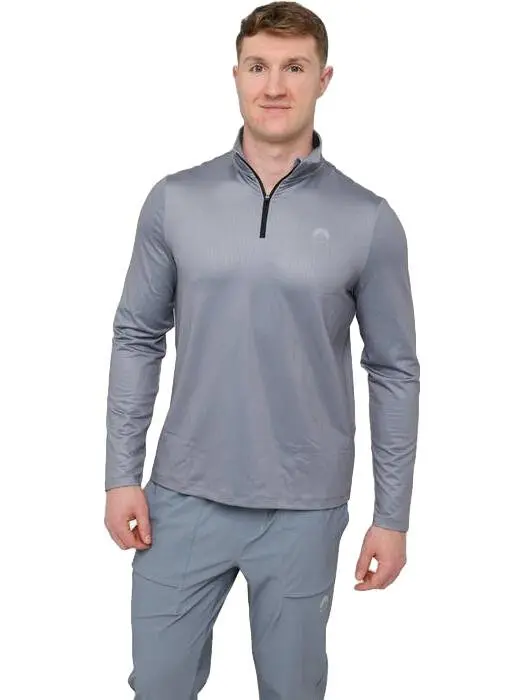 OOSC Elite Activewear 1/4 Zip Top - Grey