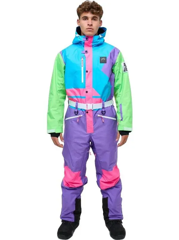 OOSC Powder Hound Ski Suit - Multi-colour