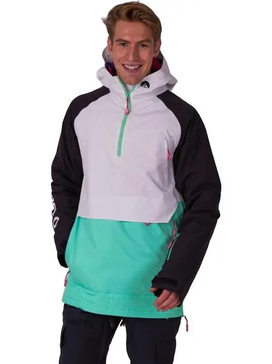OOSC Snow Park Overhead Ski & Snowboard Jacket - Mint Green