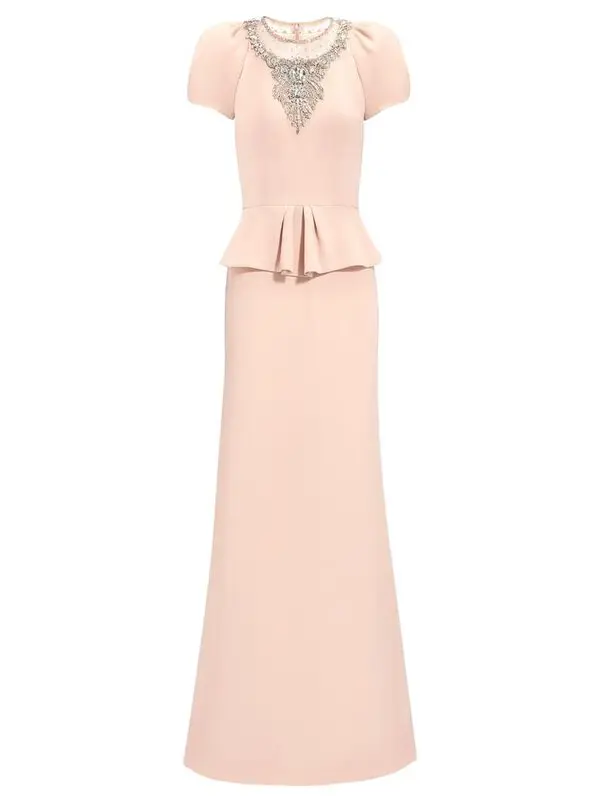 Jenny Packham Nocturne Maxi Dress - Morganite