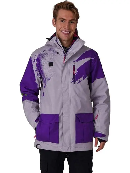 OOSC Afterparty Jacket - Grey & Purple
