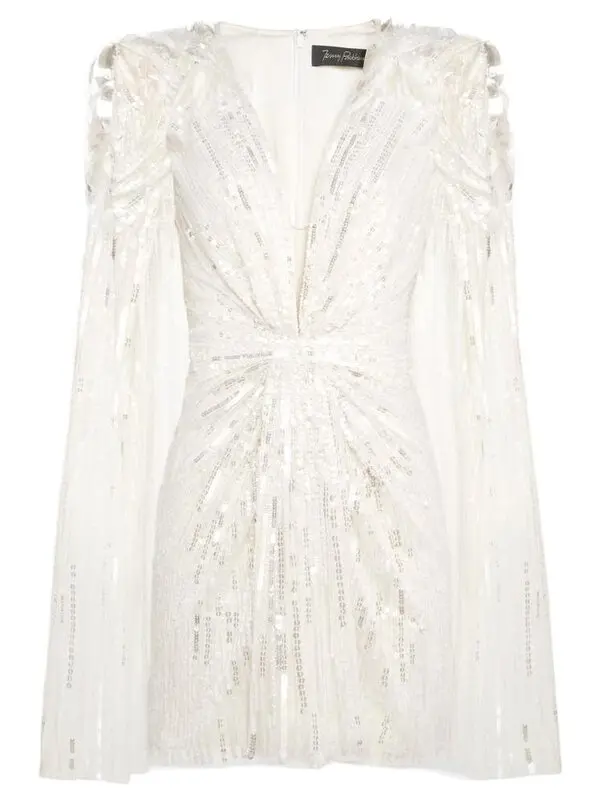 Jenny Packham Lady Love Sequin-embellished Mini Dress - Ivory