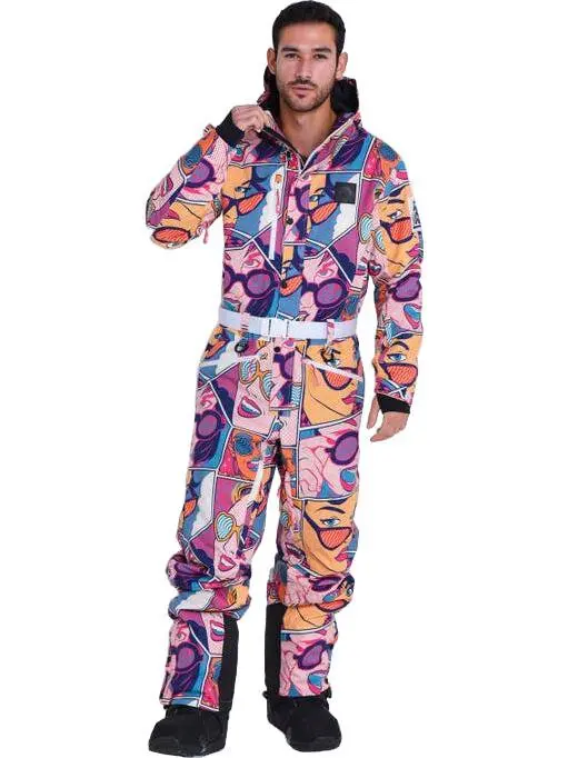 OOSC Comic Book Candy Ski Suit - Multi-colour
