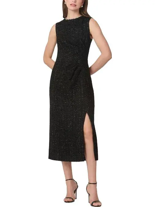 Shoshanna Embellished Tweed Monet Dress - Jet