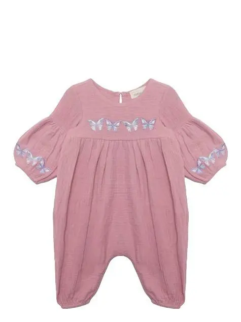 MABEL + HONEY Lyla Romper - Pink