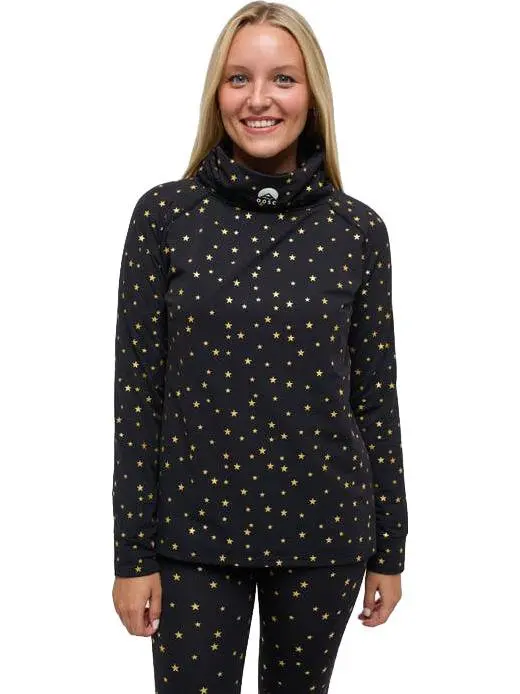 OOSC High Neck Baselayer Top Shining Star - Black