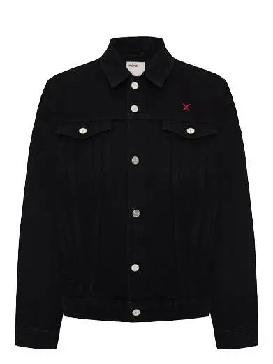 PCFG Logo Denim Jacket - Black