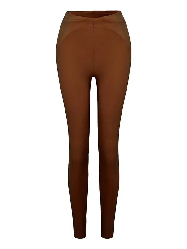 PCFG Legging With Stitch Detail - Brown