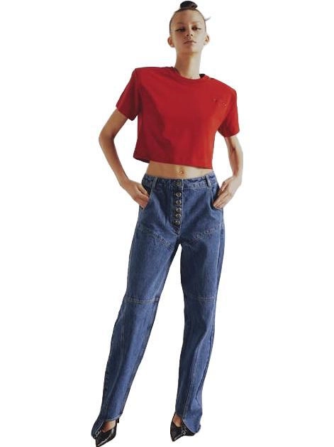 PCFG High-rise Bootcut Denim Pants - Blue