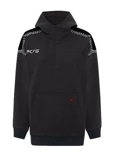 PCFG Cotton Zipper Hoodie - Black