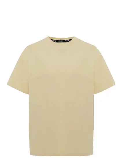 PCFG Cotton Destroyed Logo Tee - Grren_chino Green
