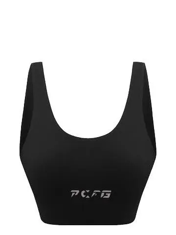 PCFG Cotton Yoga Bra - Black