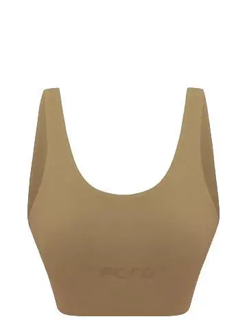 PCFG Cotton Yoga Bra - Green-covert/green