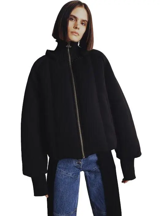 PCFG Your Itch Puffer Coat - Black