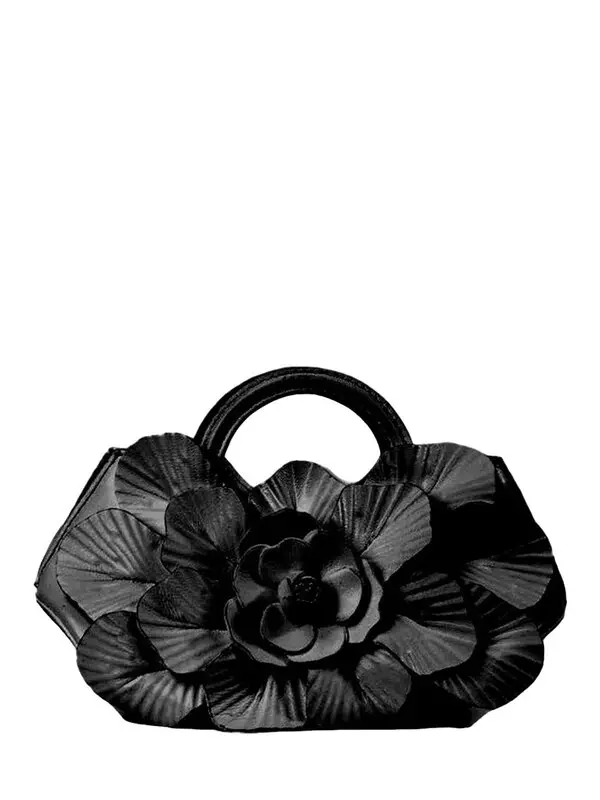 Anne Fontaine Scarlett Mini Leather Bag - Black