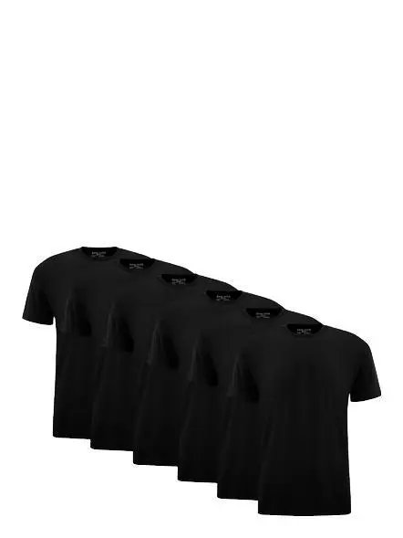 EPIC FITS Crew Neck 6-pack T-shirts - Black