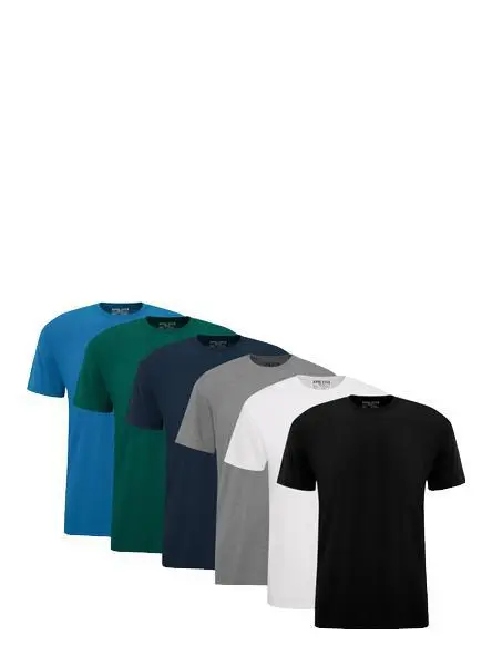 EPIC FITS Crew Neck 6-pack T-shirts - Core Mixed Colors