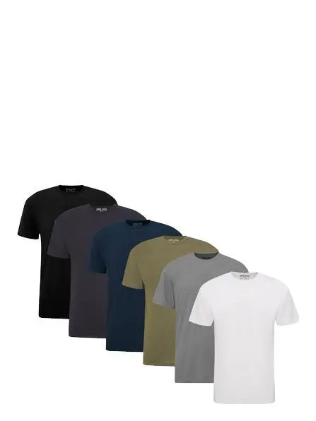 EPIC FITS Crew Neck 6-pack T-shirts - Staple Mixed Colors