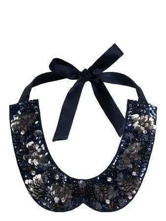 Anne Fontaine Satin Collar - Blue