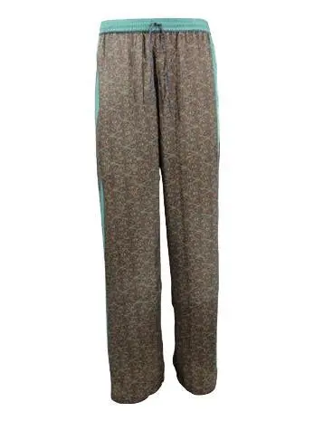 MONZLAPUR Paisley Motif Pant With Stripe - Mint
