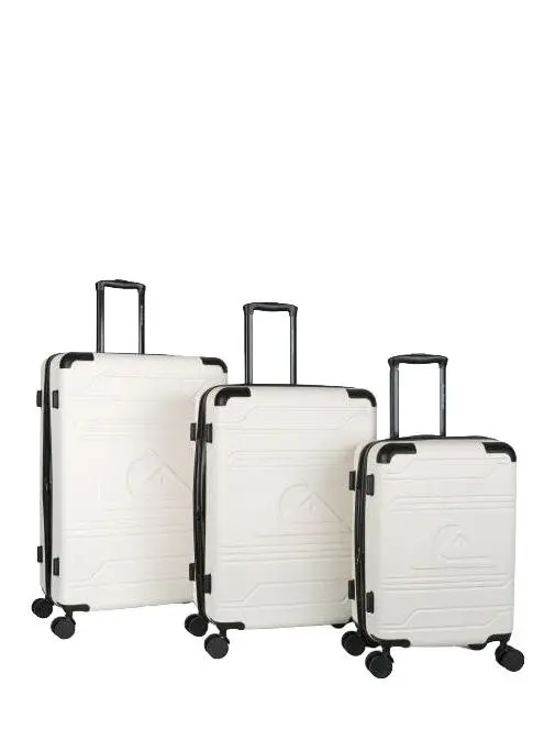 Quiksilver Rincon Hardside Expandable Luggage With Spinner Wheels - White