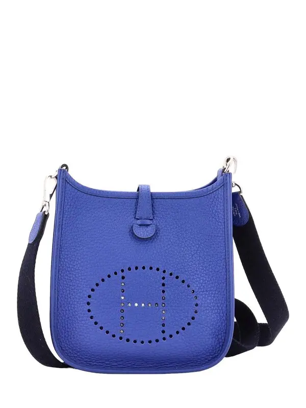 HERMES Evelyne Bag Gen Iii Clemence Tpm - Bleu Electrique