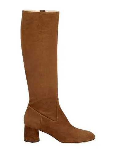 Agl Lorette Knee High Boots - Cognac