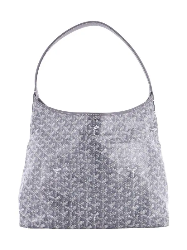 GOYARD Boheme Hobo Coated Canvas - Gray