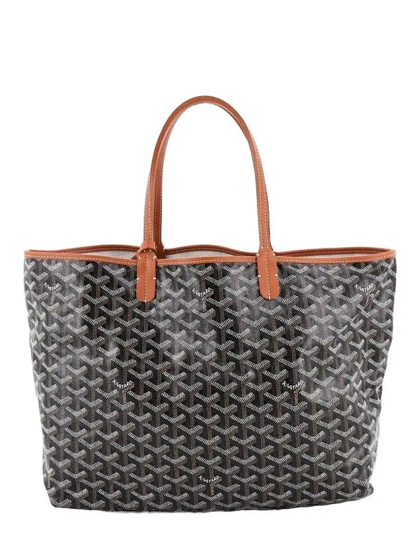 GOYARD Saint Louis Pm Tote Coated Canvas - Brown