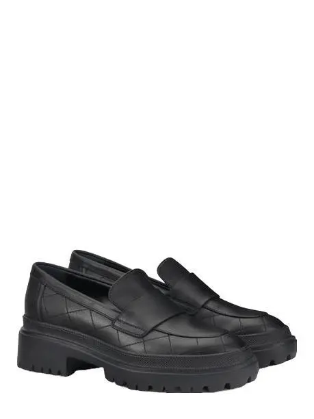 Agl Mary Soft Platform Loafers - Nero