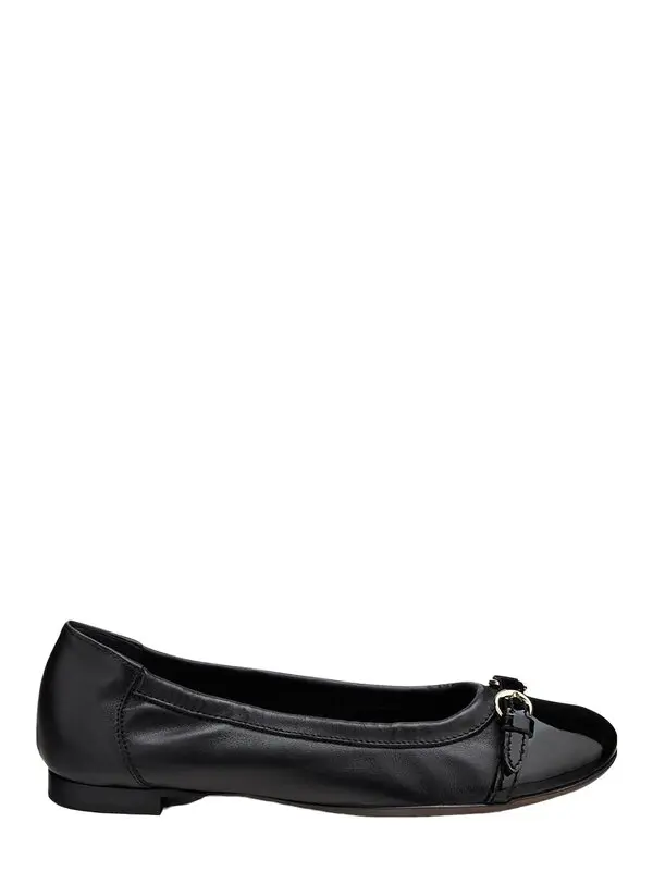 Agl Monika Cap Toe Ballet Flat - Black