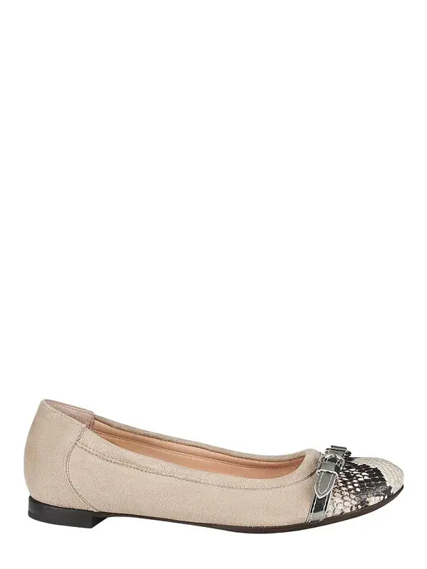 Agl Monika Cap Toe Ballet Flats - Marble