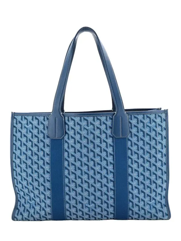 Goyard Villette Tote Coated Canvas Mm - Blue